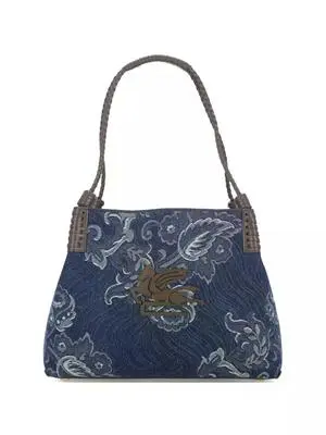 Etro Pegaso Floral-jacquard Tote Bag