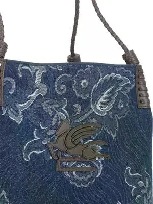 Etro Pegaso Floral-jacquard Tote Bag