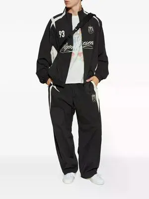 REPRESENT Logo-embroidered Panelled Jacket