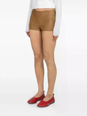 Paloma Wool Suau Leather Mini Shorts