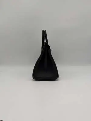 Hermès Togo Leather Palladium Hardware Birkin 25 - Black