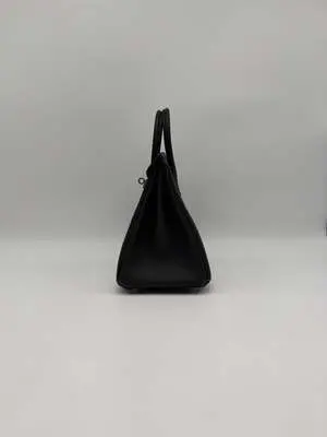 Hermès Togo Leather Palladium Hardware Birkin 25 - Black