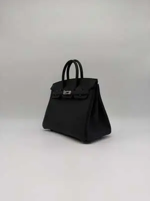 Hermès Togo Leather Palladium Hardware Birkin - Black