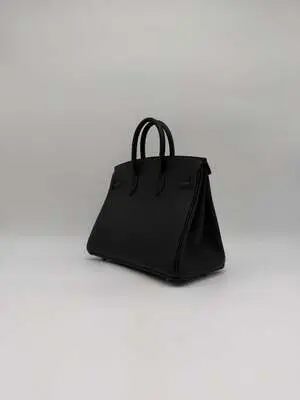 Hermès Togo Leather Palladium Hardware Birkin - Black