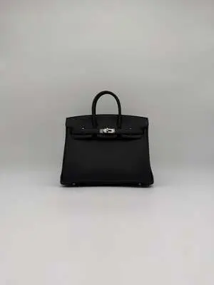 Hermès Togo Leather Palladium Hardware Birkin - Black