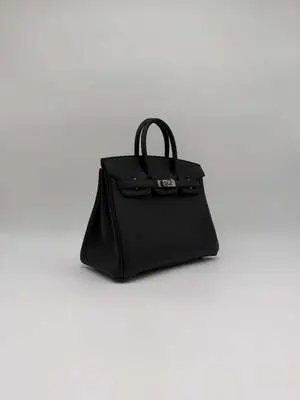 Hermès Togo Leather Palladium Hardware Birkin - Black