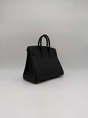 Hermès Togo Leather Palladium Hardware Birkin - Black