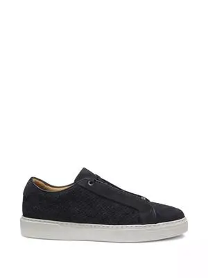 BOSS Textured Lace-up Sneakers