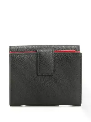 FERRAGAMO Gancini-plaque Leather Wallet