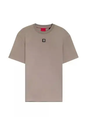 Hugo Crew-neck Logo-patch T-shirt