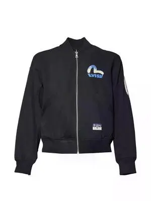EVISU Bomber Jacket With Seagull Print
