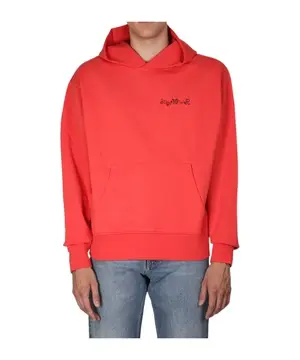 SUNFLOWER Hooded Sweatshirt With Back Print - Orange