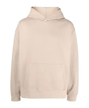 SUNFLOWER Long Sleeve Hooded Sweatshirt With Graphic Back - Nude
