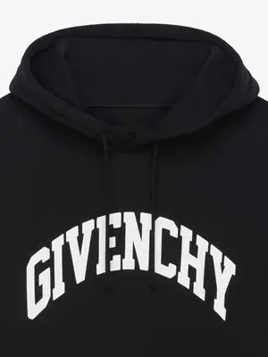 Givenchy Logo Printed Drawstring Hoodie
