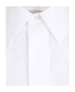 Alexander McQueen Pointed-collar Poplin Shirt