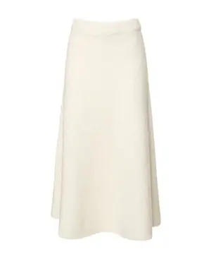 Gabriela Hearst Elastic Waist Skirt - White