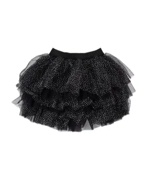 Balmain Logo Tulle Skirt