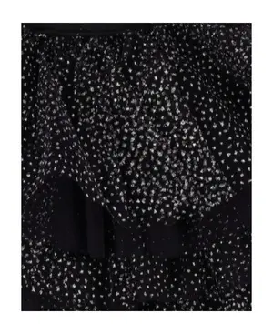 Balmain Logo Tulle Skirt