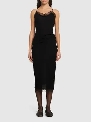 THE ROW Indira Skirt With Lace Details
