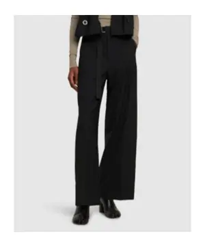 Sacai Belted Wide-leg Trousers