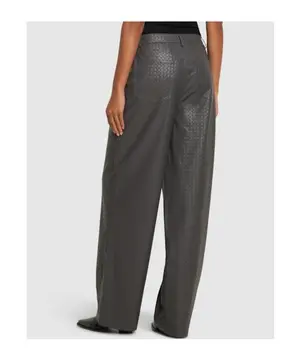 ROTATE BY BIRGER CHRISTENSEN Weaved Printed Casual Pants