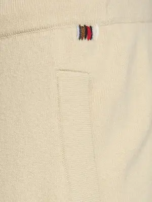 Extreme Cashmere Elastic Waist Casual Pants - Nude
