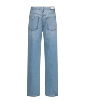 RE/DONE Low-rise Jeans With Button Fly And Faded Wash