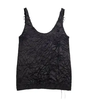LANVIN Logo Sling Tank - Black