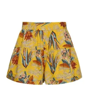 ULLA JOHNSON Ulla Johnson Elsie Printed Cotton Shorts