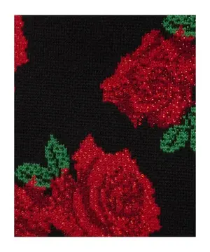 Giuseppe Di Morabito Rose Jacquard Knit Skirt