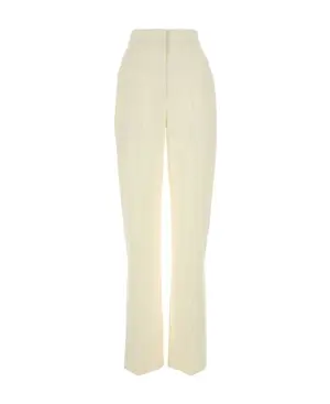 Alexander McQueen Straight Leg Tailored Trousers - Nude