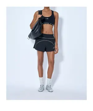 Balenciaga Techwear Tracksuit Shorts With Reflective Piping