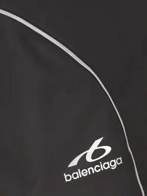 Balenciaga Techwear Tracksuit Shorts With Reflective Piping