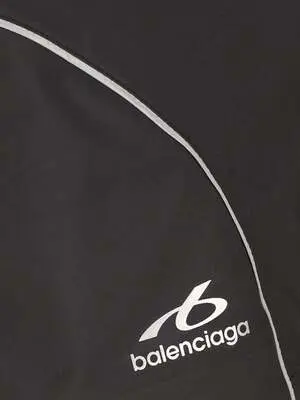 Balenciaga Techwear Tracksuit Shorts With Reflective Piping
