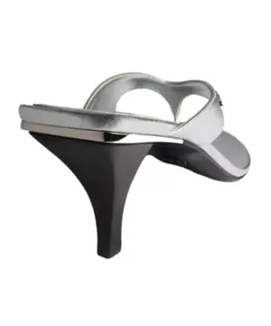 Gucci Vittoria Thong Sandal With Sculpted Heel