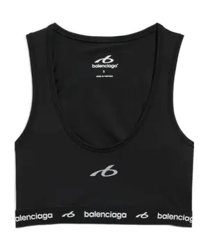 Balenciaga Techwear Bra Tank Top - Black