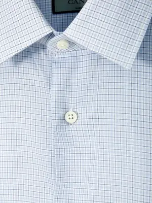 Canali Grid-pattern Shirt