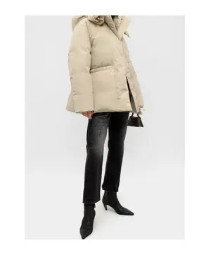 Acne Studios Belted Padded Hooded Jacket
