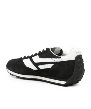 TOM FORD Leather Sneakers - Black