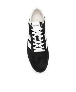 TOM FORD Leather Sneakers - Black