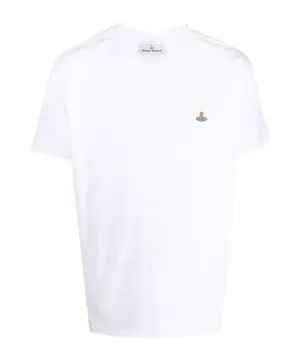 VIVIENNE WESTWOOD Multicolour Orb Classic T-shirt - White