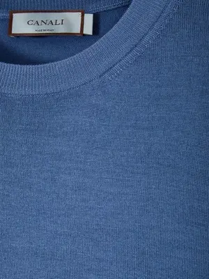 Canali Round-neck Wool T-shirt