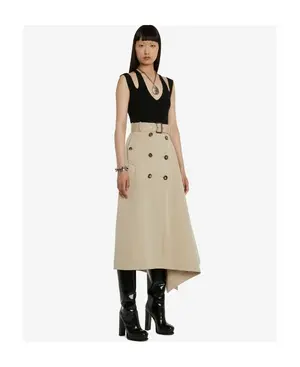 Alexander McQueen V-neck Cut-out Knit Top