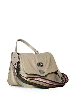 ZANELLATO Stud-embellished Leather Shoulder Bag