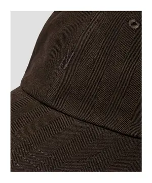 Norse Projects Six-panel Baseball Cap In Herringbone Twill