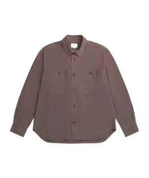 Norse Projects Collared Long-sleeved Shirt - Black