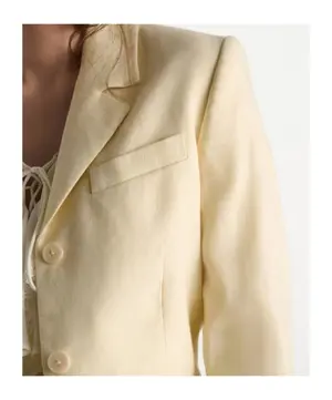 Dorothee Schumacher Notched Lapel Casual Sophistication Jacket