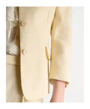 Dorothee Schumacher Notched Lapel Casual Sophistication Jacket