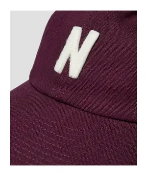 Norse Projects Eight-piece Baseball Cap With Felt Appliqu