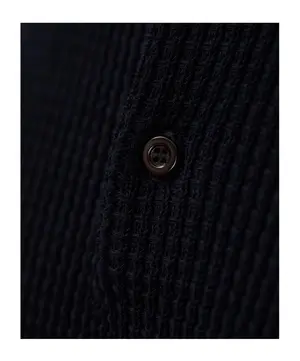 Norse Projects Waffle-knit Polo Shirt